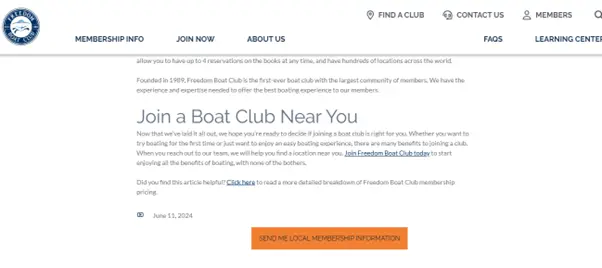 Freedom Boat Club Cost